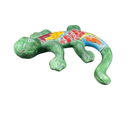 Talavera | Accents | Mexican Talavera Salamander Gecko Lizard Figurine ...